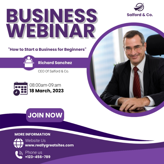 Copy of BUSINESS WEBINAR | PosterMyWall