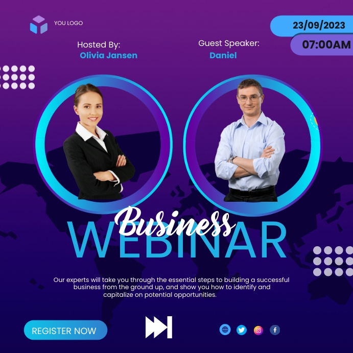 Copy of BUSINESS WEBINAR | PosterMyWall
