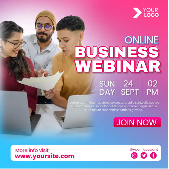 Copy of Business Webinar | PosterMyWall