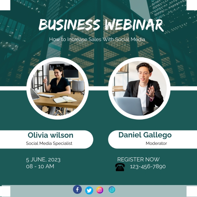 Copy of BUSINESS WEBINAR | PosterMyWall