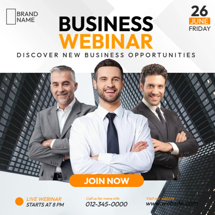 Business Webinar Instagram Template | PosterMyWall