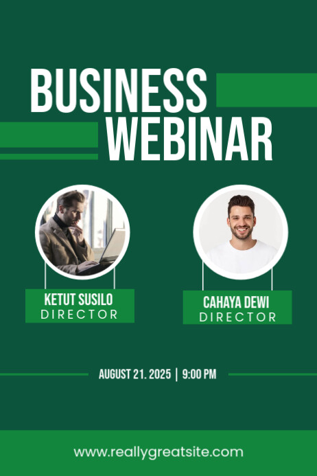 Copy of Business Webinar Poster | PosterMyWall