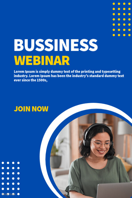 Copy of Business Webinar Poster | PosterMyWall