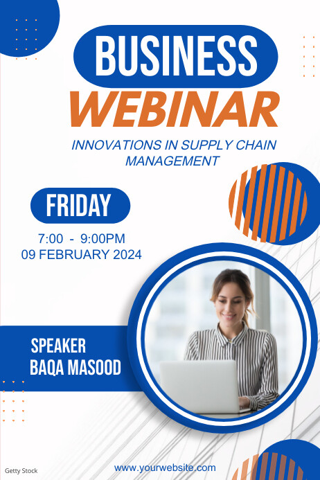 Business webinar poster design Template | PosterMyWall