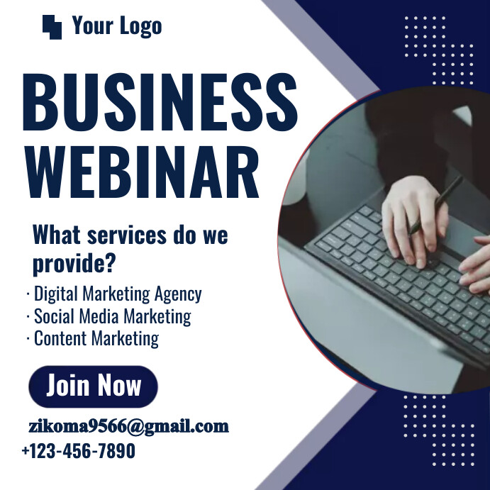 Plantilla de Business webinar Temple flyer | PosterMyWall