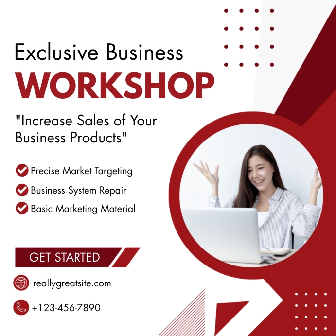 Copy of BUSINESS WORKSHOP / CONSULTATION TEMPLATE | PosterMyWall