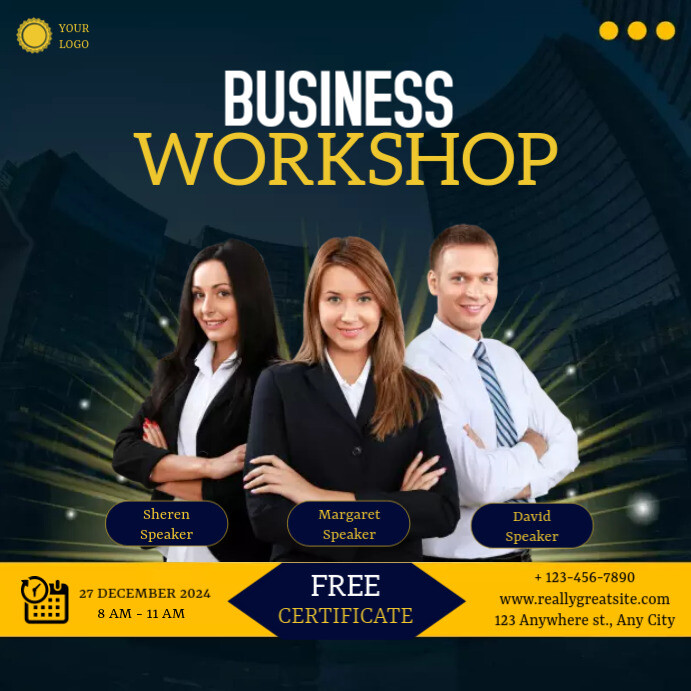 Copy of Business Workshop | PosterMyWall