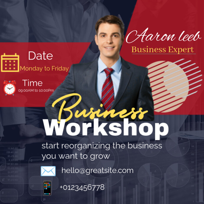 Business workshops Template | PosterMyWall