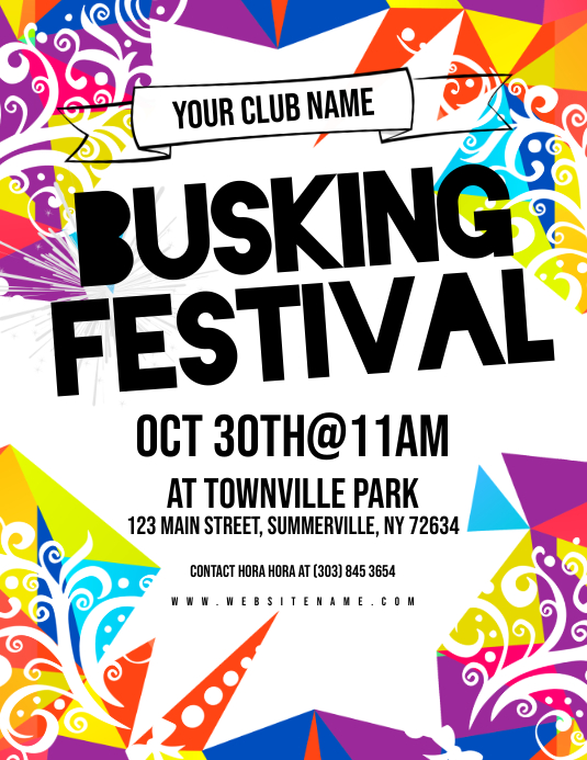 Copie de Busking Festival Flyer | PosterMyWall