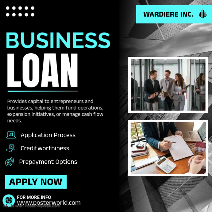 Busniess loan Template | PosterMyWall