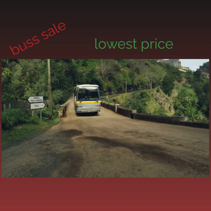 Copy of buss sale | PosterMyWall