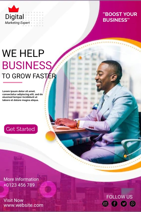 BUSSINESS CONFERANCE BANNER TEMPLATE | PosterMyWall