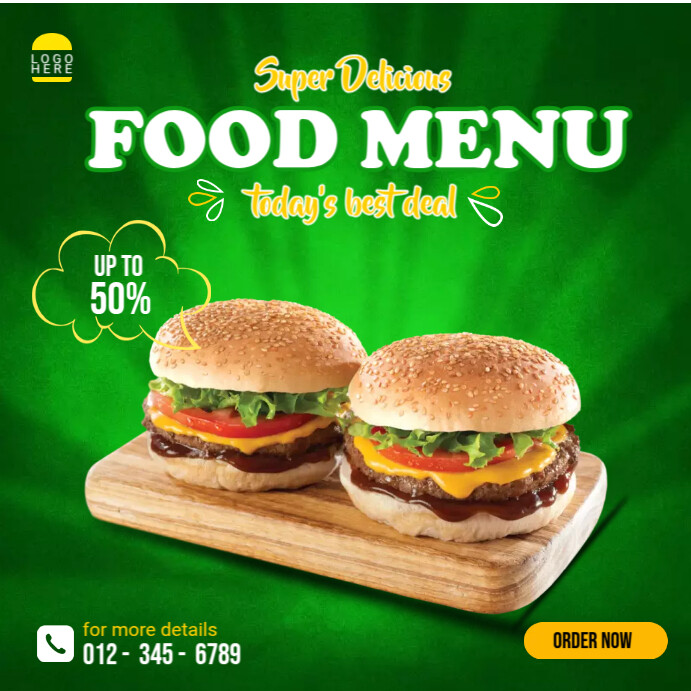 But 1 take 1 Burger Ads Template | PosterMyWall
