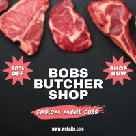 butcher meat shop template | PosterMyWall