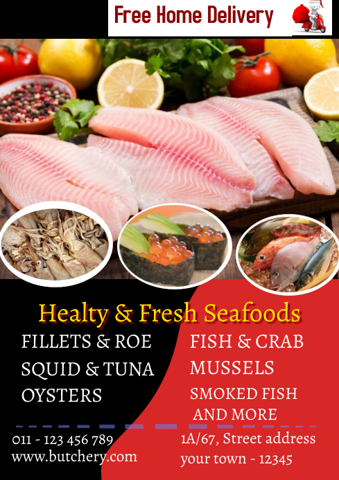 Butchery flyers 5 Template | PosterMyWall