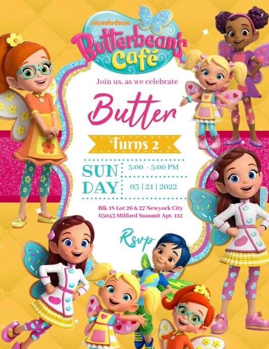 butterbean's cafe Template | PosterMyWall