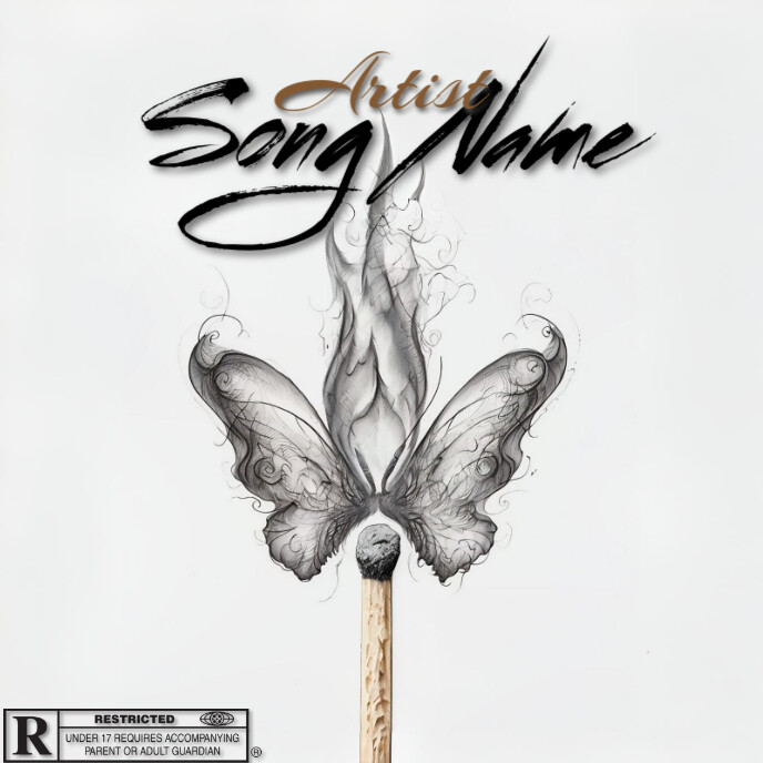 Butterfly Album Cover Album Cover Template | PosterMyWall