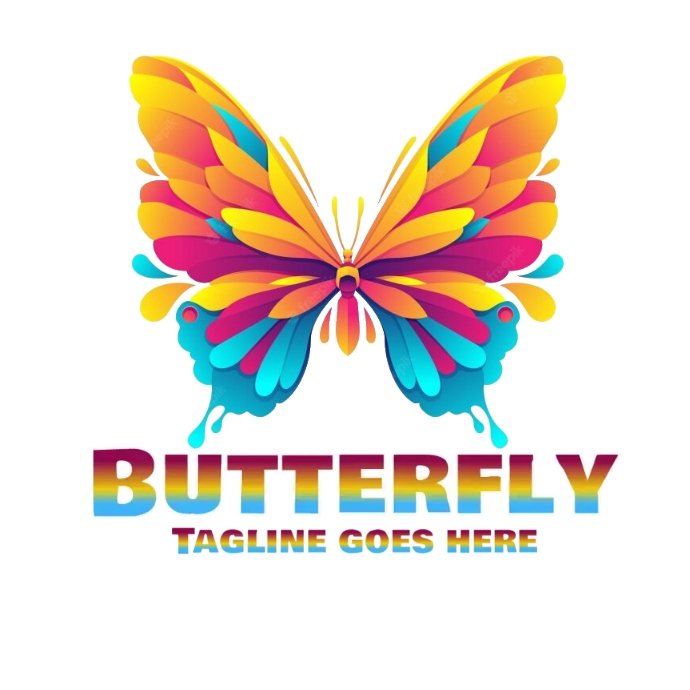 Copy of butterfly logo, Butterfly beauty logo, | PosterMyWall