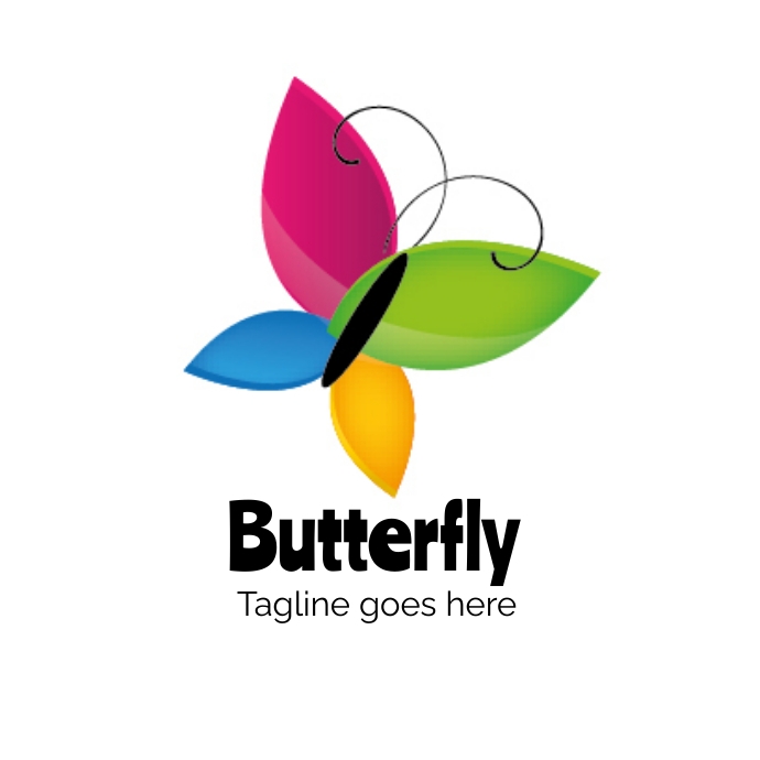 Copy of Butterfly logo, butterfly beauty logo | PosterMyWall