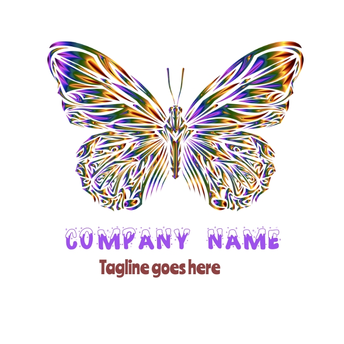 Butterfly logo Template | PosterMyWall