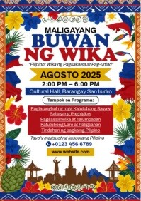 Buwan ng Wika Celebration Template | PosterMyWall