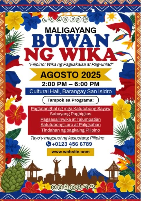 Copy of Buwan Ng Wika | PosterMyWall