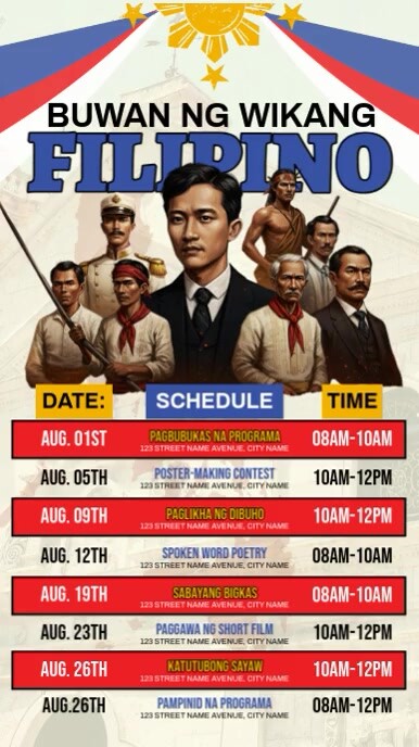 Buwan Ng Wika Program Template | PosterMyWall