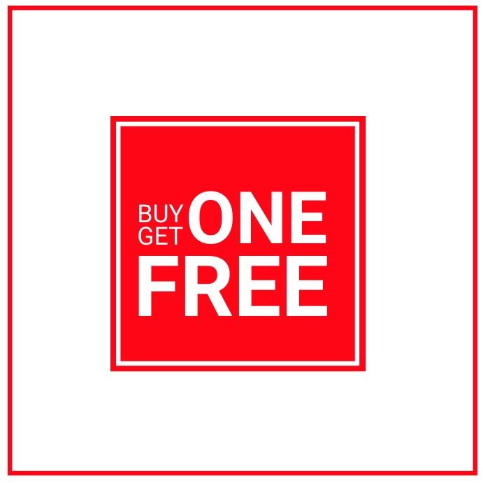 buy 1 get 1 free template | PosterMyWall