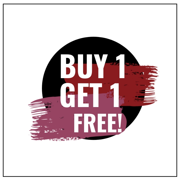 buy one get one free template | PosterMyWall