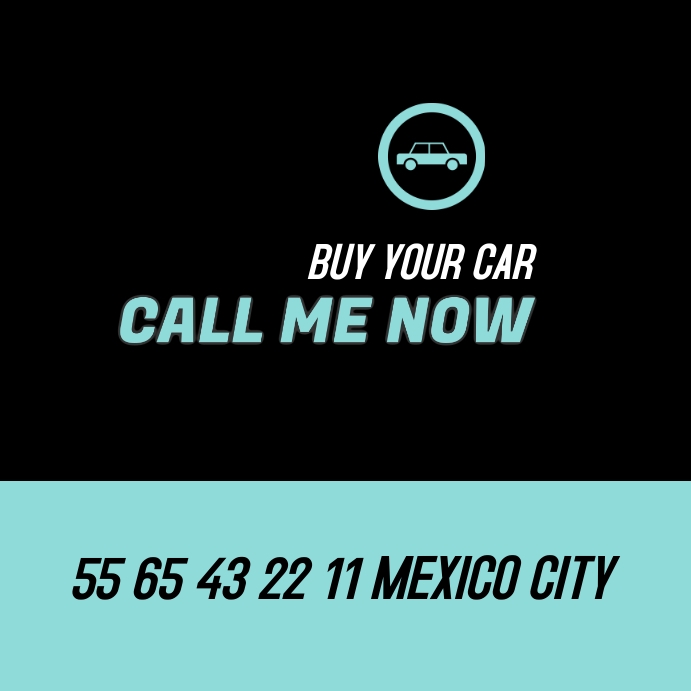 BUY YOUR CAR Template | PosterMyWall