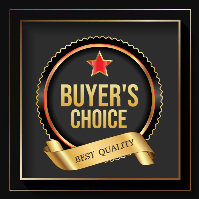 Copy of Buyers Choice Label | PosterMyWall
