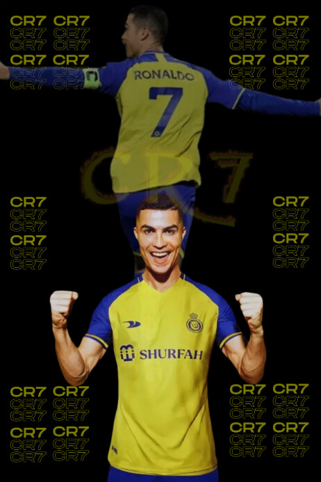 C.RONALDO 7 Template | PosterMyWall