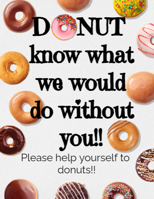 National Doughnut Day Poster Template | PosterMyWall