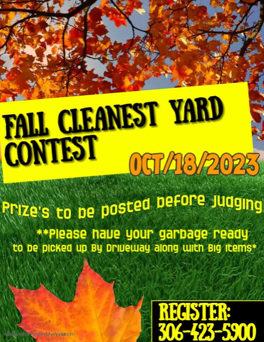 Lawn Care Fall Clean Up Flyer | PosterMyWall