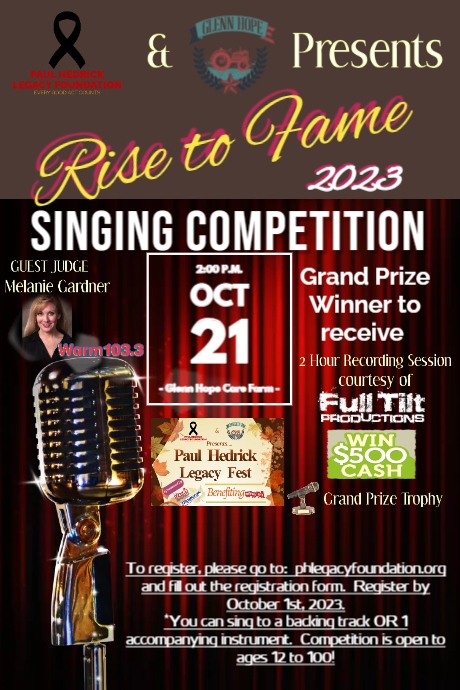 Rise to Fame 2023 Flyer FINAL | PosterMyWall