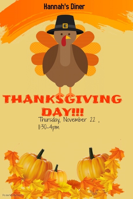 Copy of Thanksgiving celebration | PosterMyWall