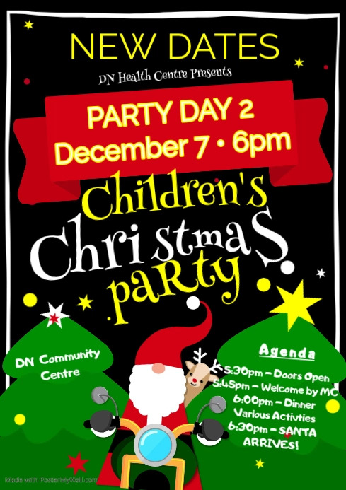 CHRISTMAS PARTY POSTER | PosterMyWall