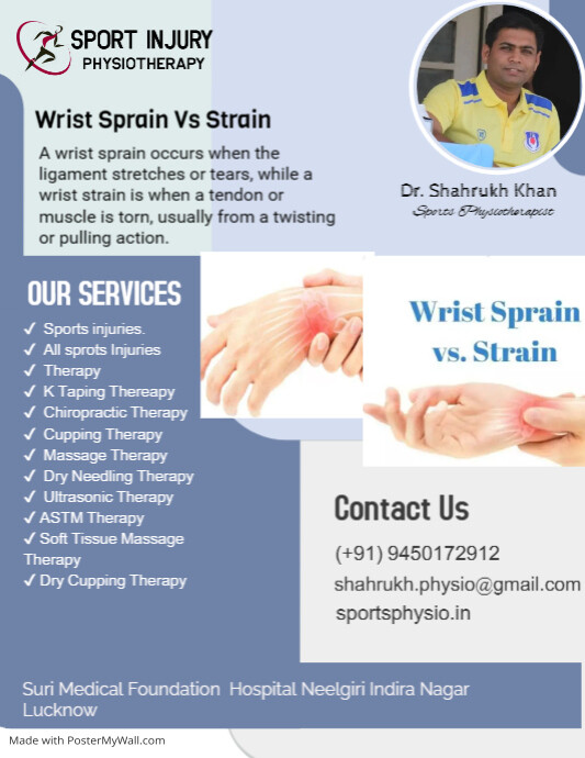 Knee Injury Health flyer | PosterMyWall