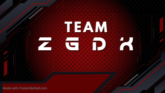 Copy of Red Gaming Channel YouTube Banner | PosterMyWall