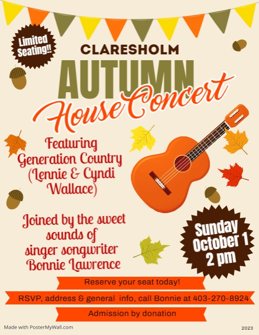 Autumn Concert Flyer | PosterMyWall
