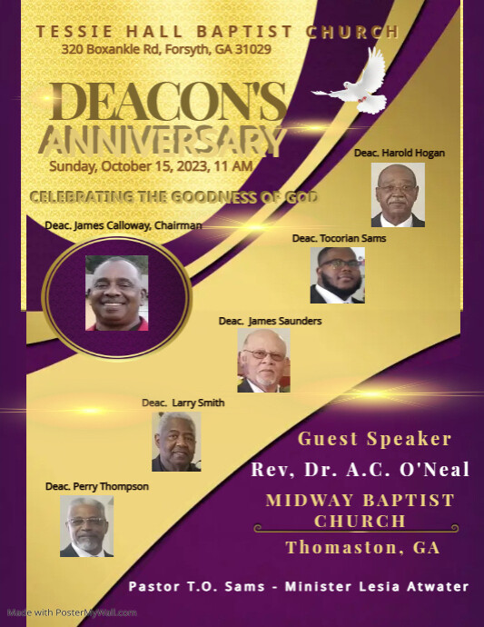 Deacon Anniv 2023 | PosterMyWall