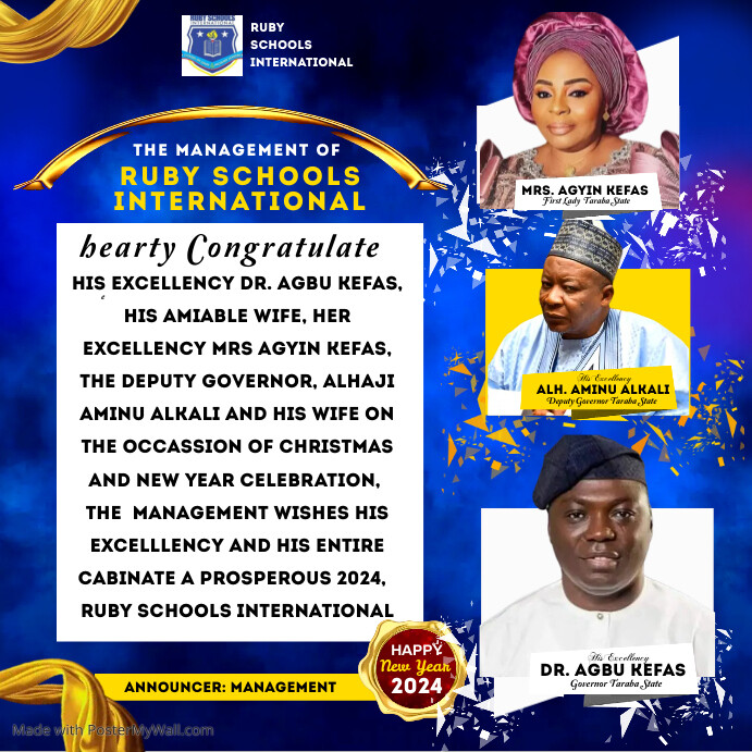 Ruby Int'l Sch | PosterMyWall