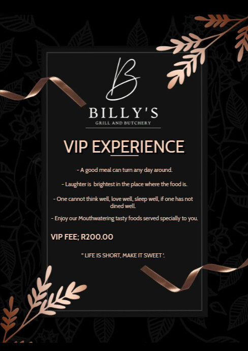 VIP FLYER | PosterMyWall