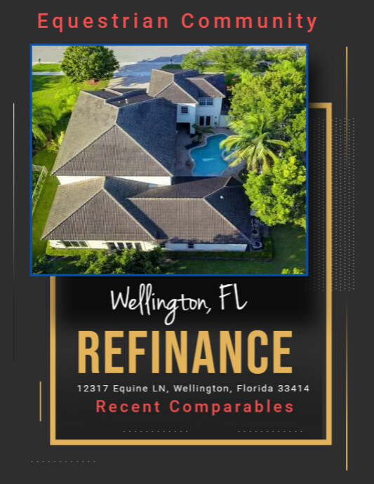 Copy of WELLINGTON REFINANCE COVER PAGE | PosterMyWall