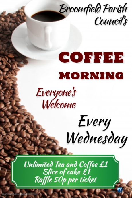 Copy of Coffee Morning Poster | PosterMyWall