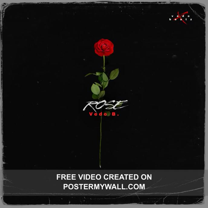 Red Rose Video Album Cover | PosterMyWall