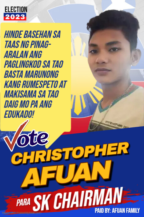 Barangay Kapitan Tarpaulin | PosterMyWall