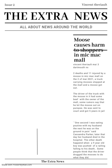 Copy of Conventional Newspaper Layout | PosterMyWall