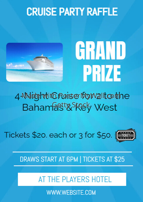 Raffle Ticket template | PosterMyWall