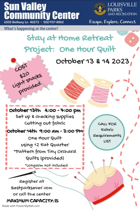 Sewing Thread Crafts Home Economics Stitch Embroidery Patch | PosterMyWall